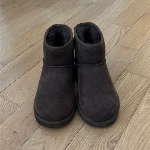 UGG | Shoes | Ugg Brown Boots With Plush Texture And Cozy Fit | Poshmark